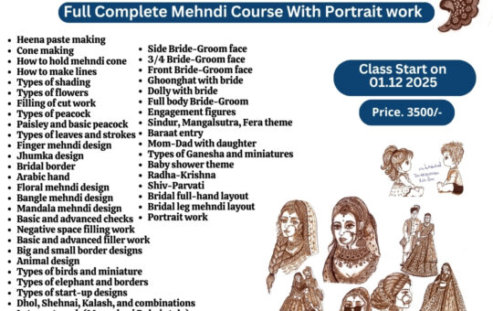 Online Mehndi Course – Neetu Mehndi Art